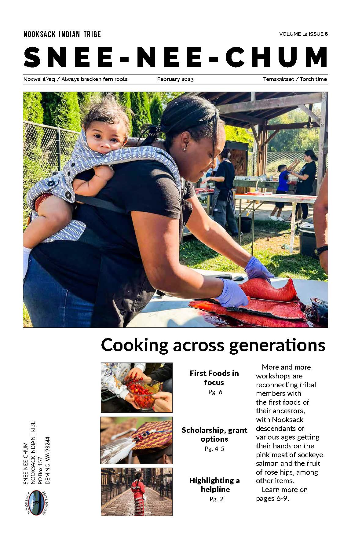 February newsletter - Nooksack Indian Tribe